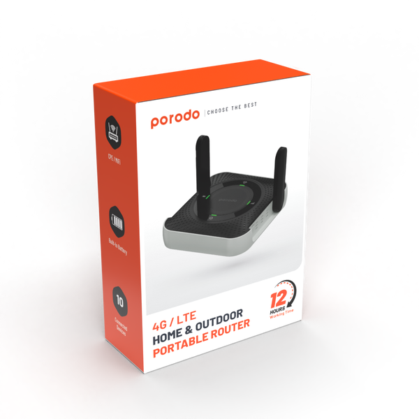 Porodo 4G/LTE Home & Outdoor Portable Wireless Router – The Trend Store